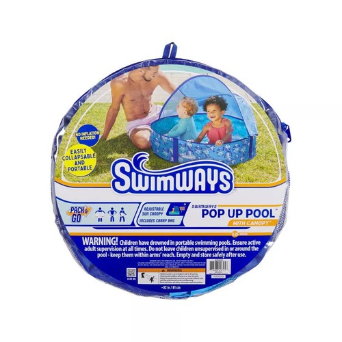 Elite Pop Up Pool With Canopy, Collapsible | eBay