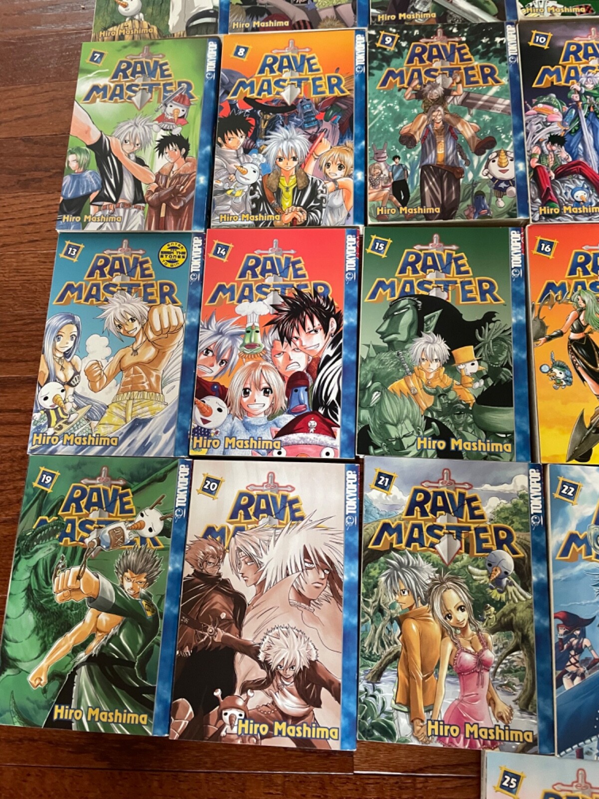 Rave Master Manga Volumes 1-25 English HTF ~ Complete Set of 25 Books ...