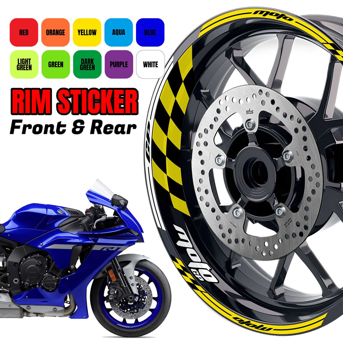 2009 Yamaha R6 Red Rims