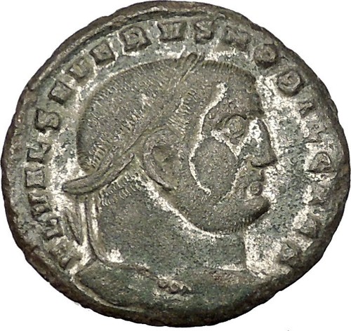 Severus II as Caesar 305AD Big RARE Ancient Roman Coin Genius Wealth ...