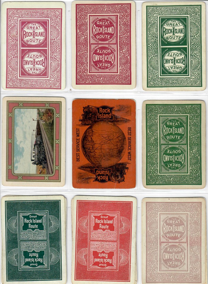 Railroad Playing Card Singles—Massive Collection—over 1350 Unique Cards ...