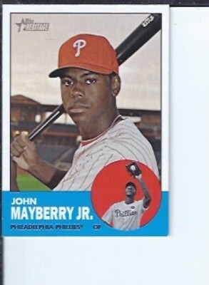 John Mayberry Jr 2012 Topps Heritage SP | eBay