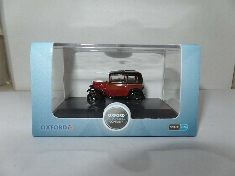 Oxford 76ASS003 ASS003 1/76 OO Scale Austin 7 Seven RN Saloon Maroon ...