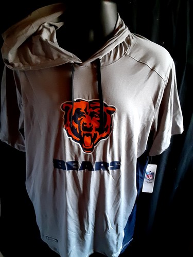 Chicago Bears Men's NFL Team Apparel Hooded Shirt Sm,Med,L,XL or XXL | eBay