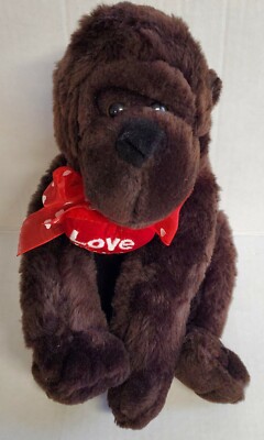 Dan Dee Monkey Gorilla Plush Heart Love Bug Valentine's Day Stuffed ...