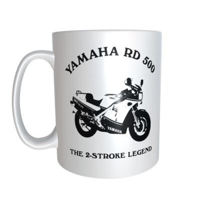 Kaffeetasse Yamaha RD 500 The 2-Stroke Legend YPVS V4 Youngtimer Kult ...