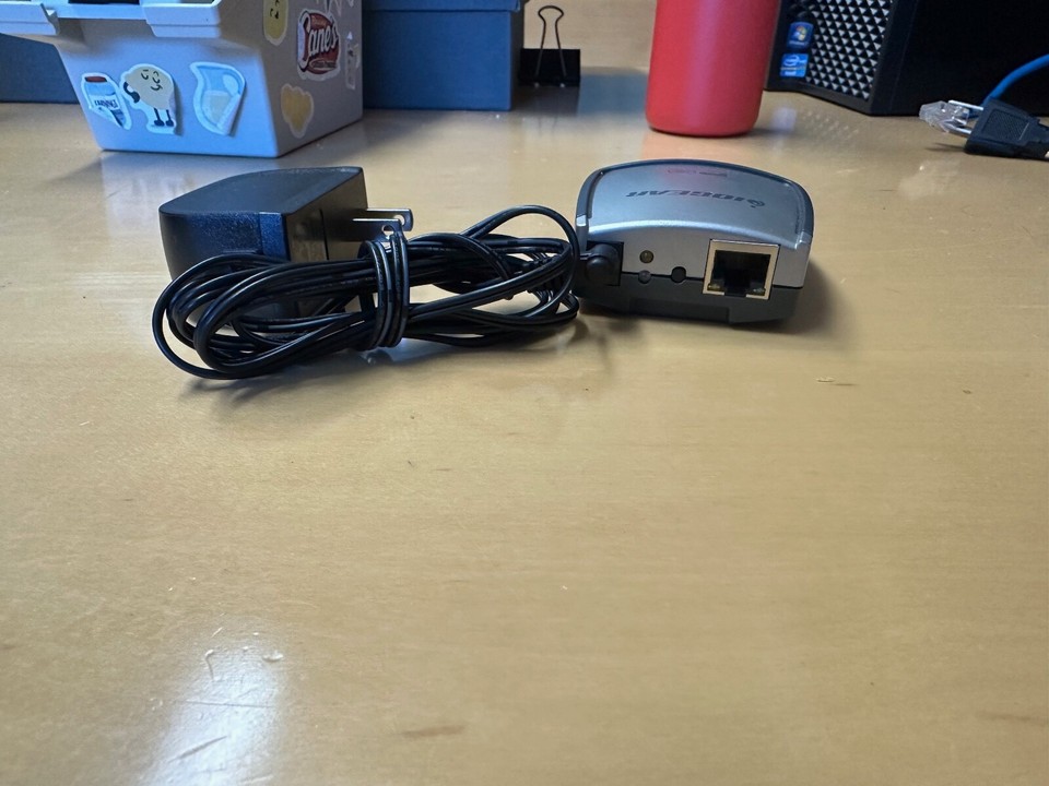 Network IP Print Server RJ45 Ethernet USB Printer IOGEAR GPSU21 ...