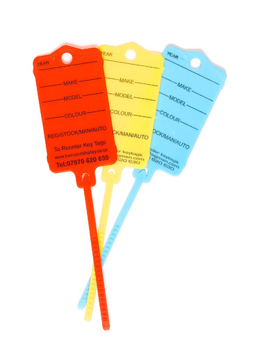 Car Key Tags X 200 Self Tie To Identify your Vehicles Car,Caravan ...