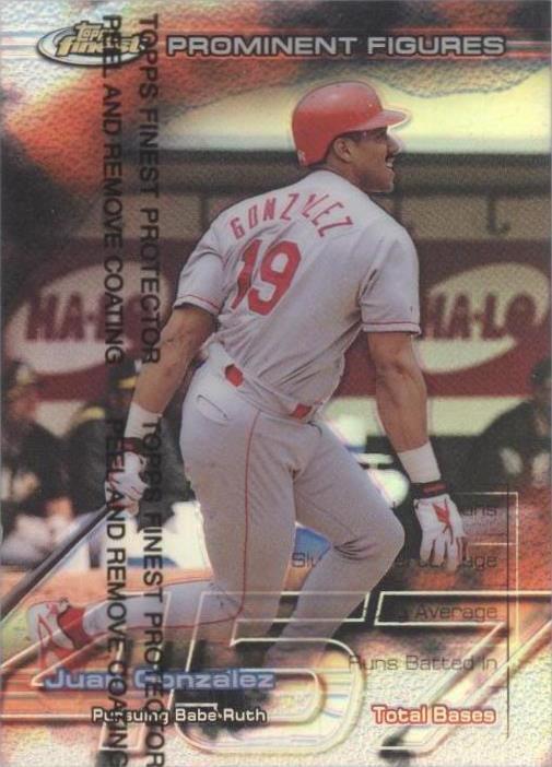 1999 Topps Finest - Prominent Figures Juan González #PF46 /457 for sale ...