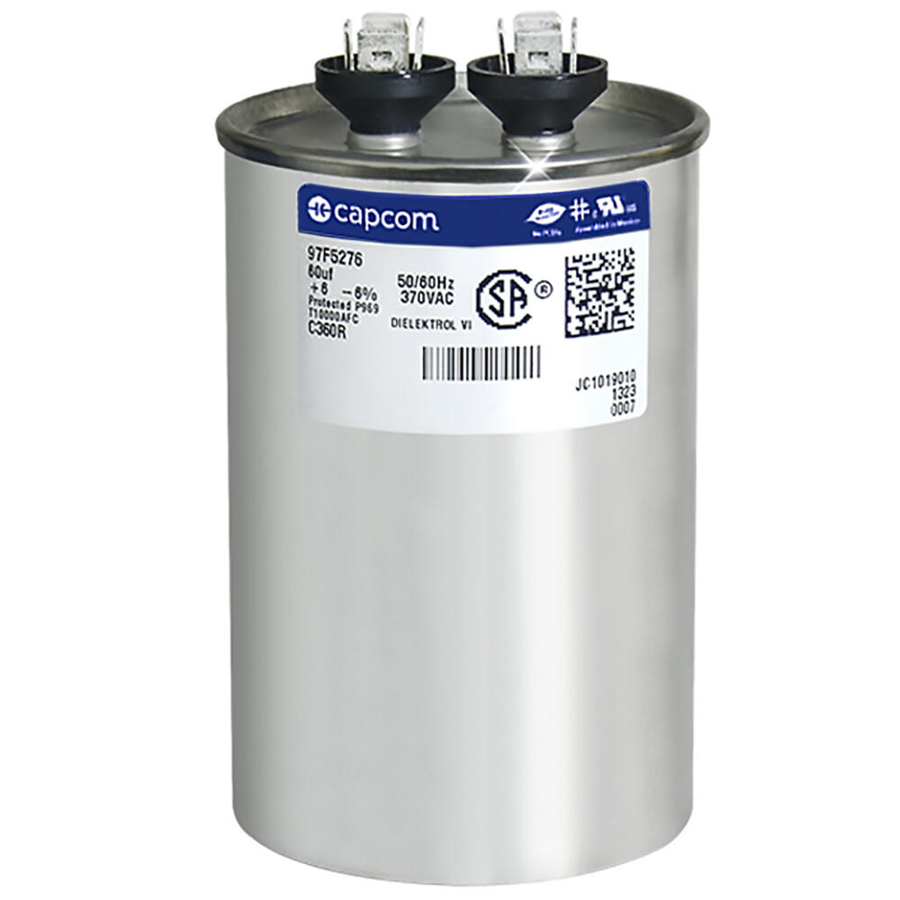 Capcom Motor Run Capacitor 60MFD-370V 97F5276 for sale online | eBay