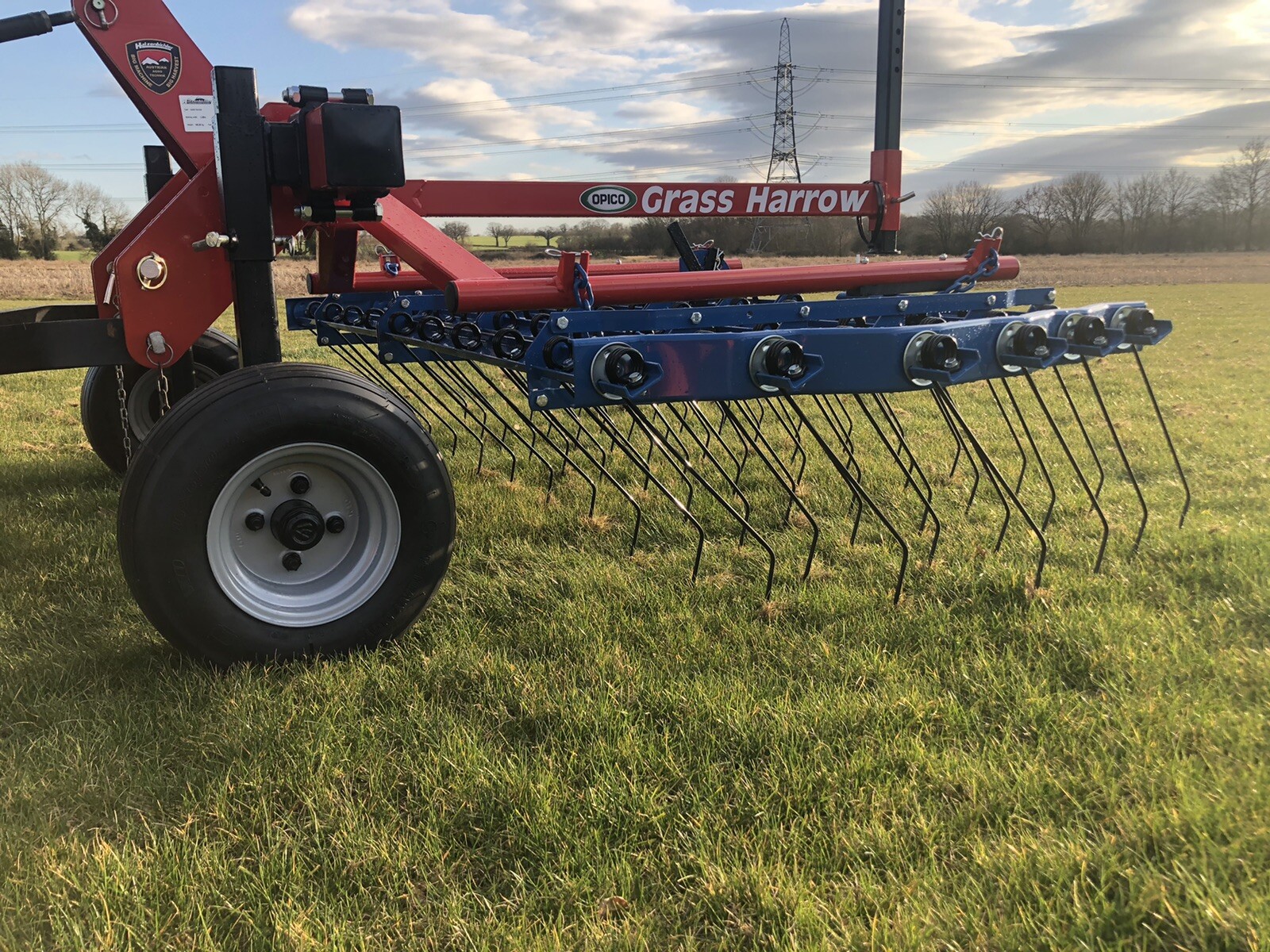 Opico Spring Tine Grass Harrow & Compact Tractor With Operator Hire For ...