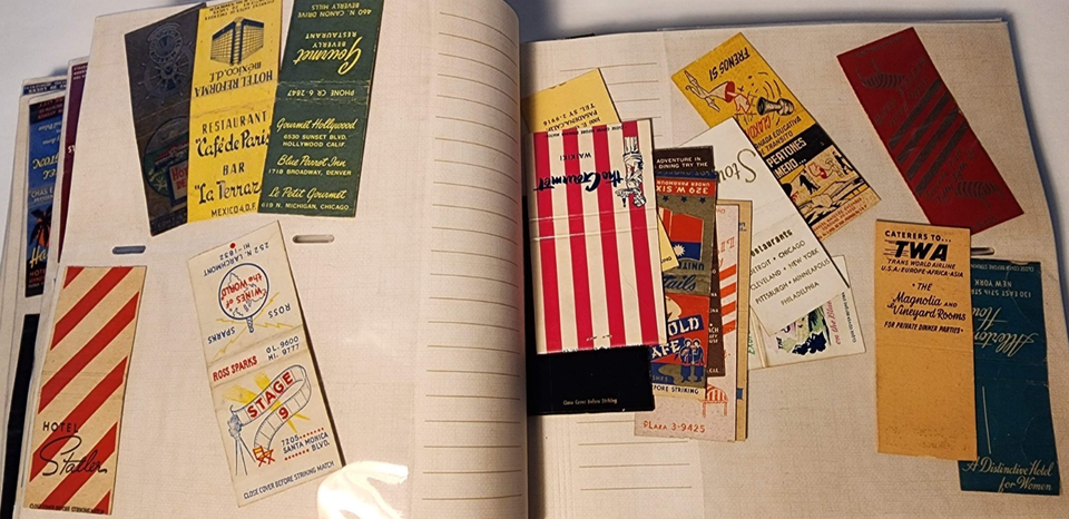 COLLECTION OF 300 VINTAGE CASINO, HOTEL, NIGHTCLUB, AIRLINE, DINING ...