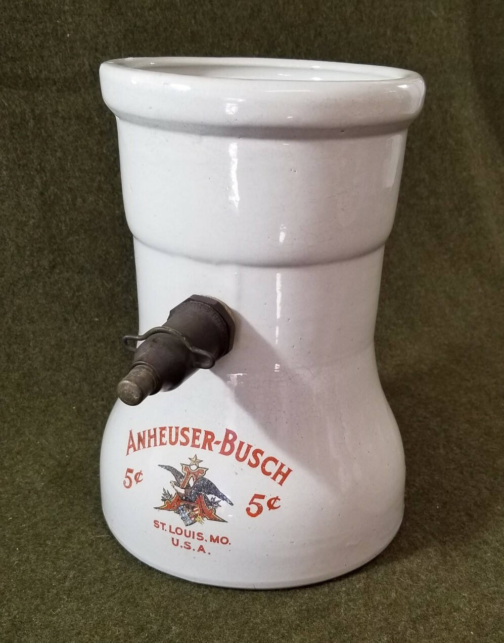 Anheuser Busch - GRAPE BOUQUET Syrup Dispenser- Vintage 1919 | eBay
