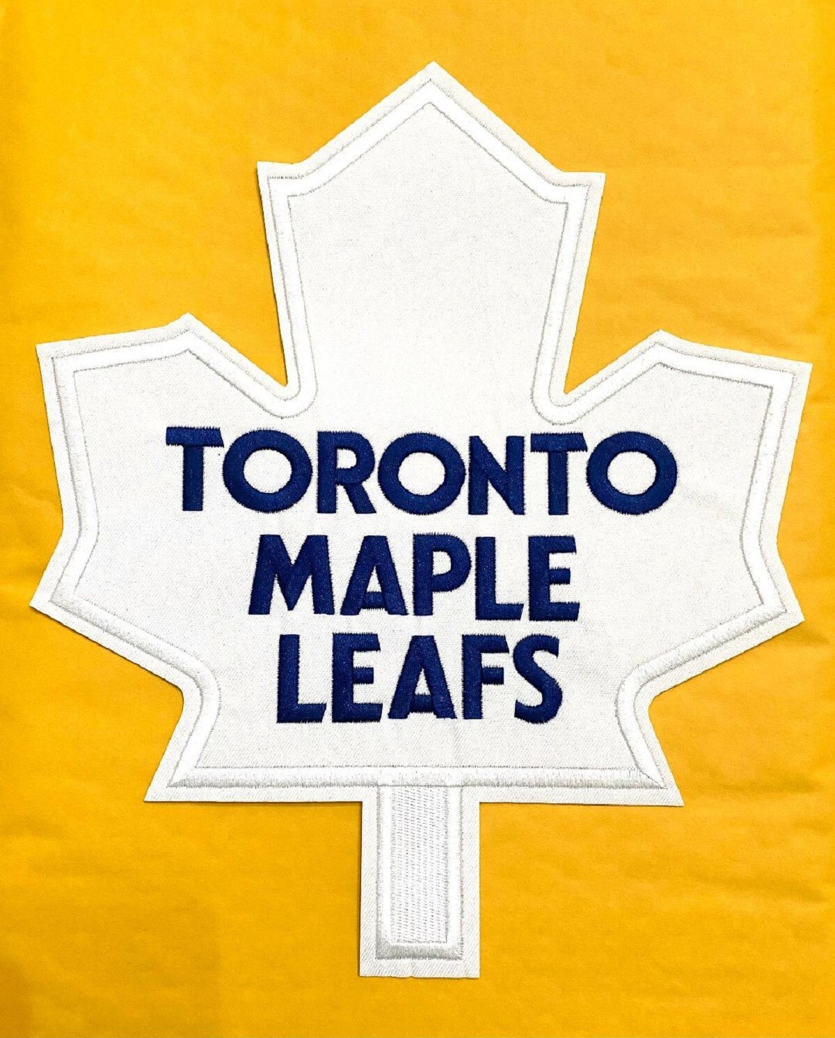 Toronto Maple Leafs Team Logo Large White Home Jersey Front Patch Crest ...