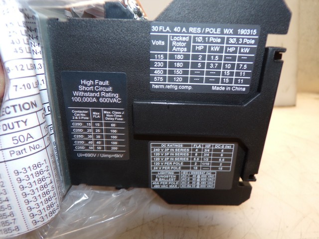 Eaton C25DND330T Definite Purpose Contactor 24v Coil for sale online | eBay