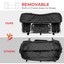 ATV Rear Seat Bag Padded Bottom Support Storage Bag Rack For Sportsman ...