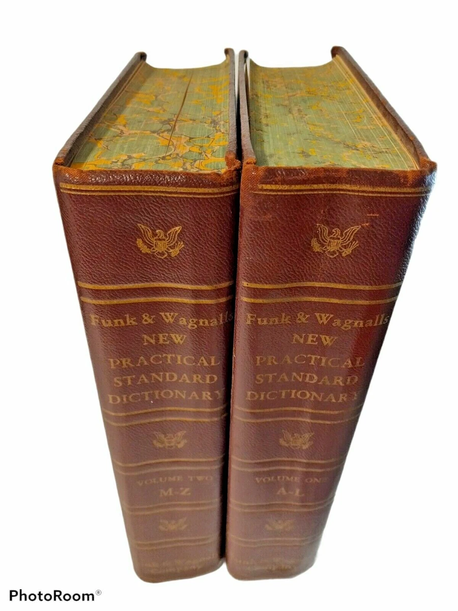 Dictionary Standard English Language 1895 By Funk Huge, 53% OFF