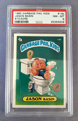 1985 Garbage Pail Kids - USA Series 1 - JASON BASIN (14b) - PSA 8 - NM ...