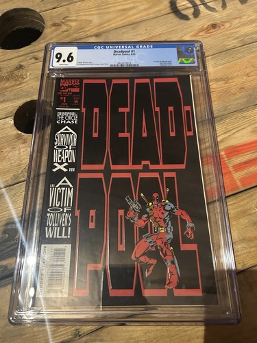 Comic Deadpool No.1 #1 Gcg Grading 9.6 White Pages Selten | eBay.de