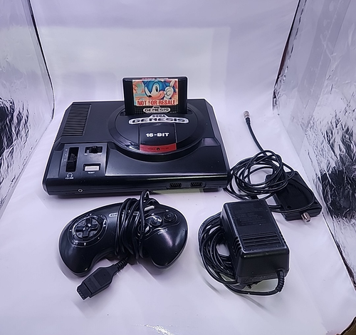 Vintage Sega Genesis 16 Bit Console System Model 1 1601 W/ Sonic | eBay