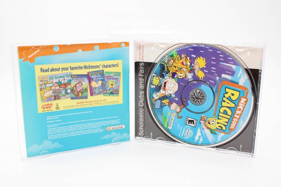 Nickelodeon Nick Toons Racing PC CD Complete CIB Tested Resurfaced Mint ...