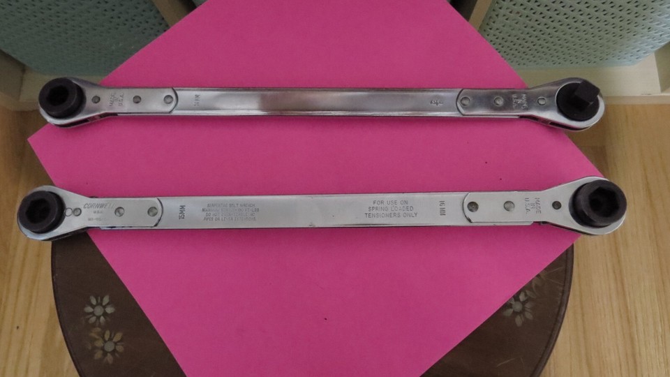 Cornwell Serpentine Belt wrench set RB-8585, RB 8586 USA | eBay