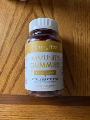 Skinny Fit Immunity Gummies w/Elderberry, Vitamin C, Zinc 60ct | eBay