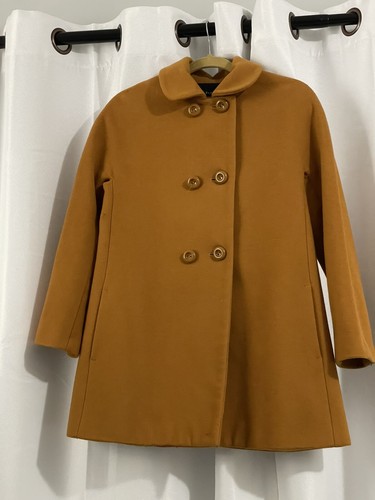 Zara Coat Womens M in Mustard Yellow | eBay
