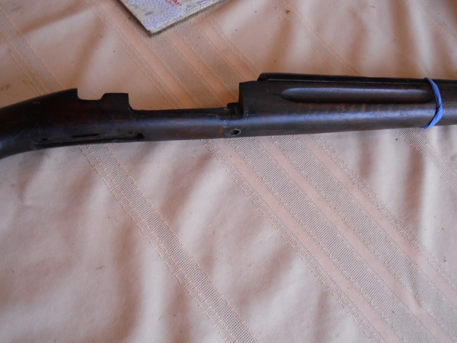 Norwegian Krag jorgensen model 1894 dark wood stock with matching ...