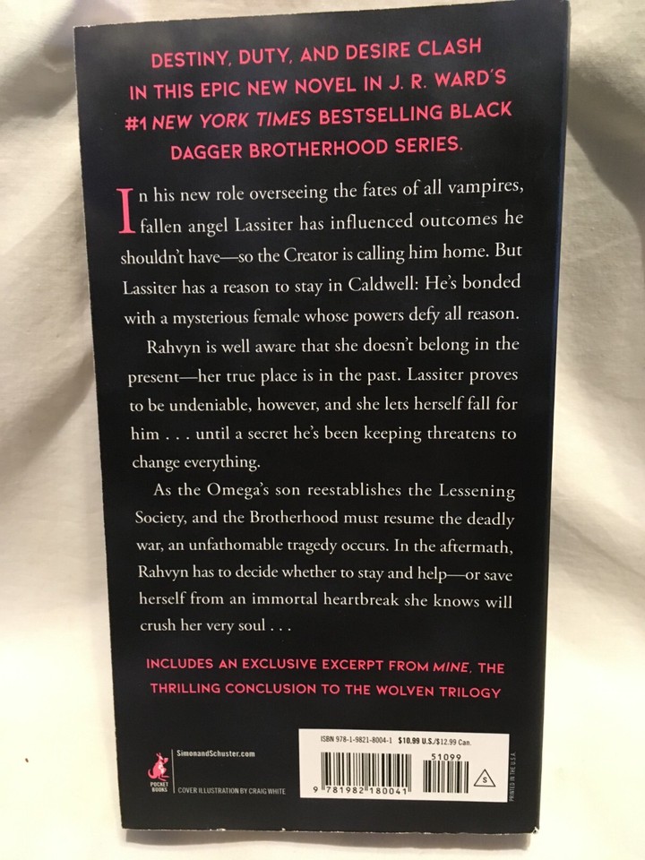 Lassiter (21) (The Black Dagger Brotherhood series) by J.R. Ward ...