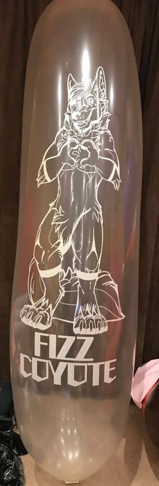 Cattex GPF9 / GL700 87" 220cm banner balloon in Fizz Coyote print anime ...