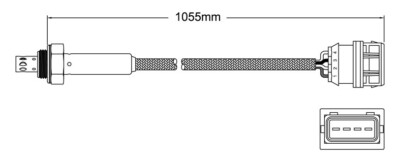 Pre-Cat oxygen sensor for Volvo V40 B4204T2 4-Cyl 2.0 Turbo 2000 | eBay ...