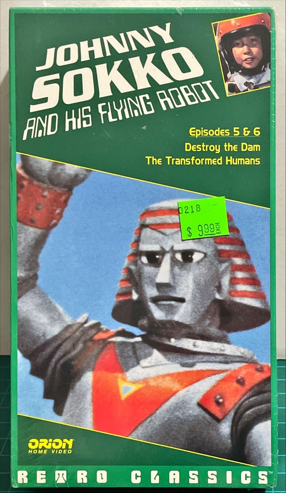 Johnny Sokko and His Flying Robot Episode 5 & 6 ( VHS 1995 ) Toei ...