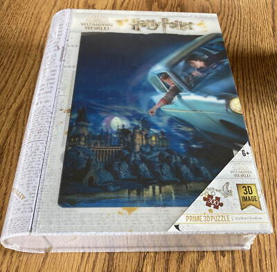 Harry Potter Wizarding World 3D Image 300 Piece Puzzle Tin Book New! | eBay