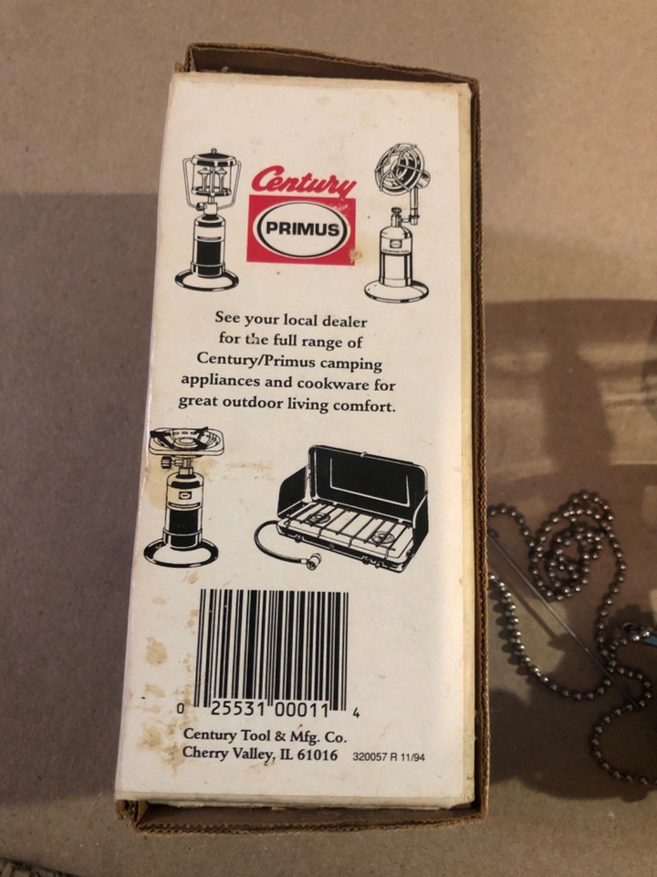 Vintage Century Primus Propane Lantern Model 5400 Camping Backpacking ...
