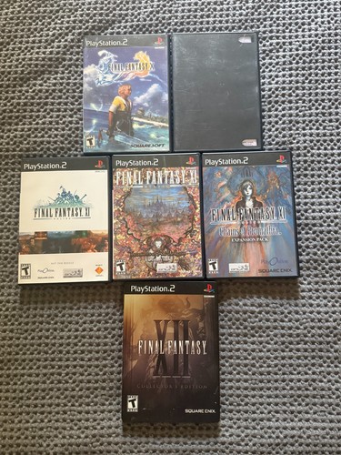 Final Fantasy PlayStation 2 PS2 Game Lot - X, X-2, XI, XII, & More ...