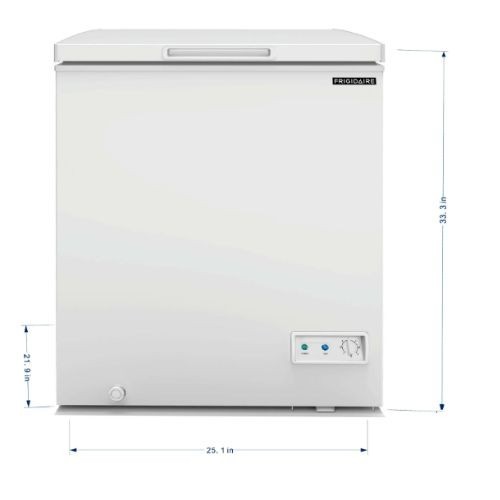 Frigidaire 5.0 Cu. ft. Chest Freezer, White , EFRF5003 | eBay
