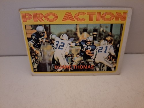 DUANE THOMAS 1972 Vintage Card Topps #253 Pro Action DALLAS COWBOYS Low ...
