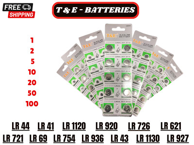LR44 LR41 LR721 LR69 LR754 LR936 LR1120 LR43 LR920 LR1130 ALKALINE ...