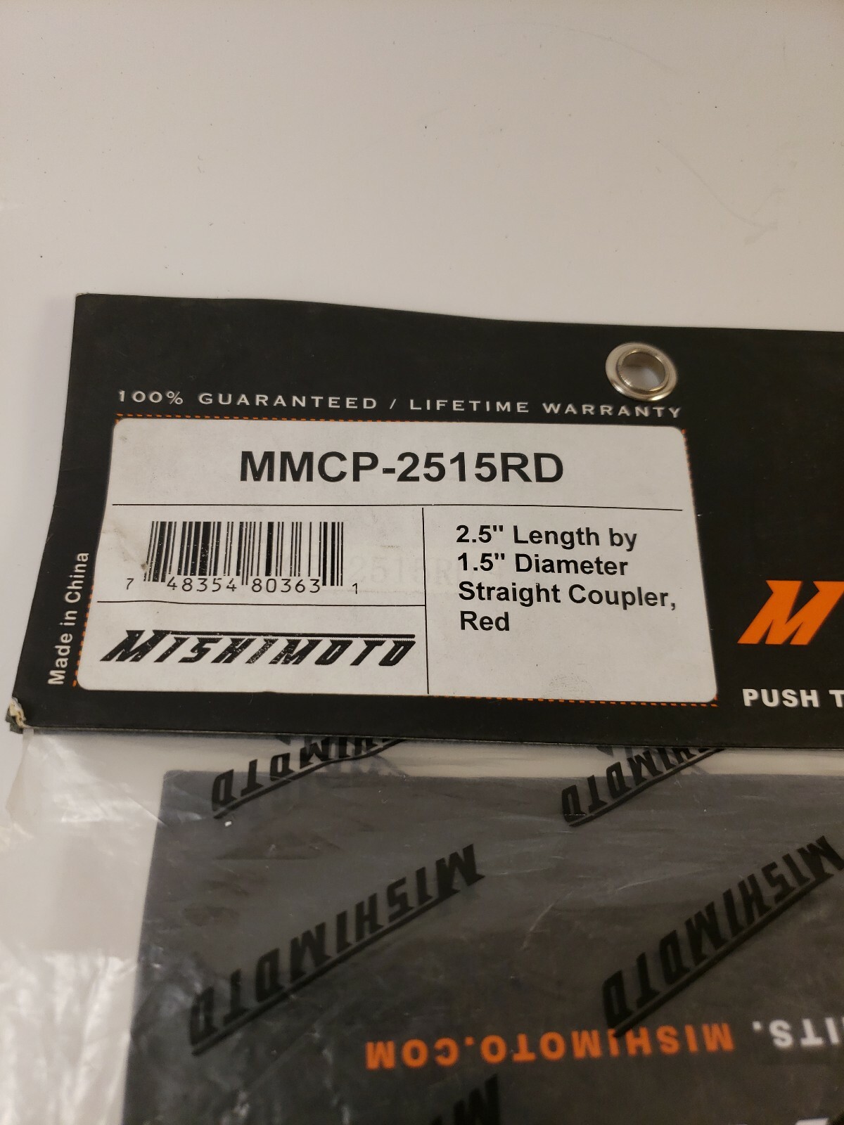 Mishimoto MMCP-2515RD Mishimoto- Straight Silicone Coupler - 2.5" x 1.5 ...