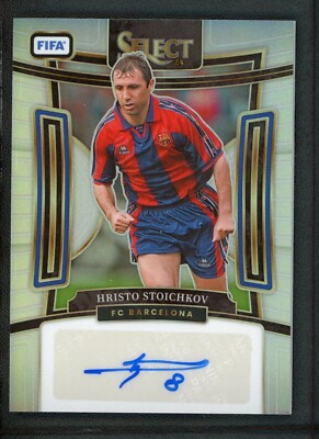 2023-24 HRISTO STOICHKOV AUTO PANINI SELECT FIFA SILVER AUTOGRAPHS | eBay