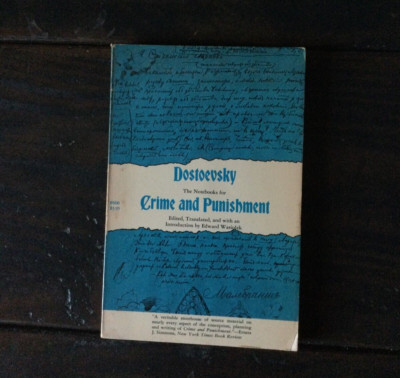 Fyodor Dostoevsky - Notebooks for Crime and Punishment | eBay