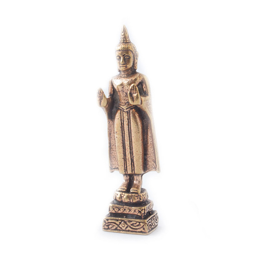 Vietguild's Monday Buddha Phra Ham Yath Bronze Figurine Statue Amulet ...
