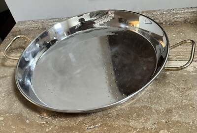 Classic Lacor Pan By Inox 18/10 Stainless Steel L17” x W17”x H2” Nice ...