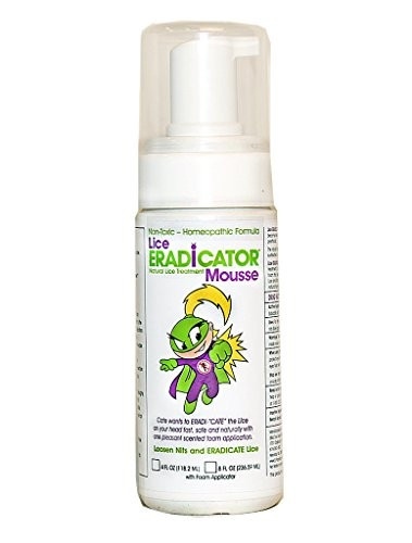 Lice ERADICATOR Foam Spray Mousse - Non-Toxic / Natural Peppermint ...