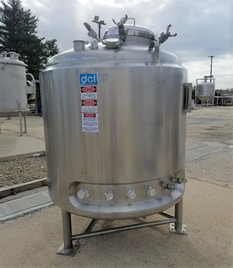1300 Liter (340 Gallon) Sanitary Stainless Steel Jacketed Reactor | eBay