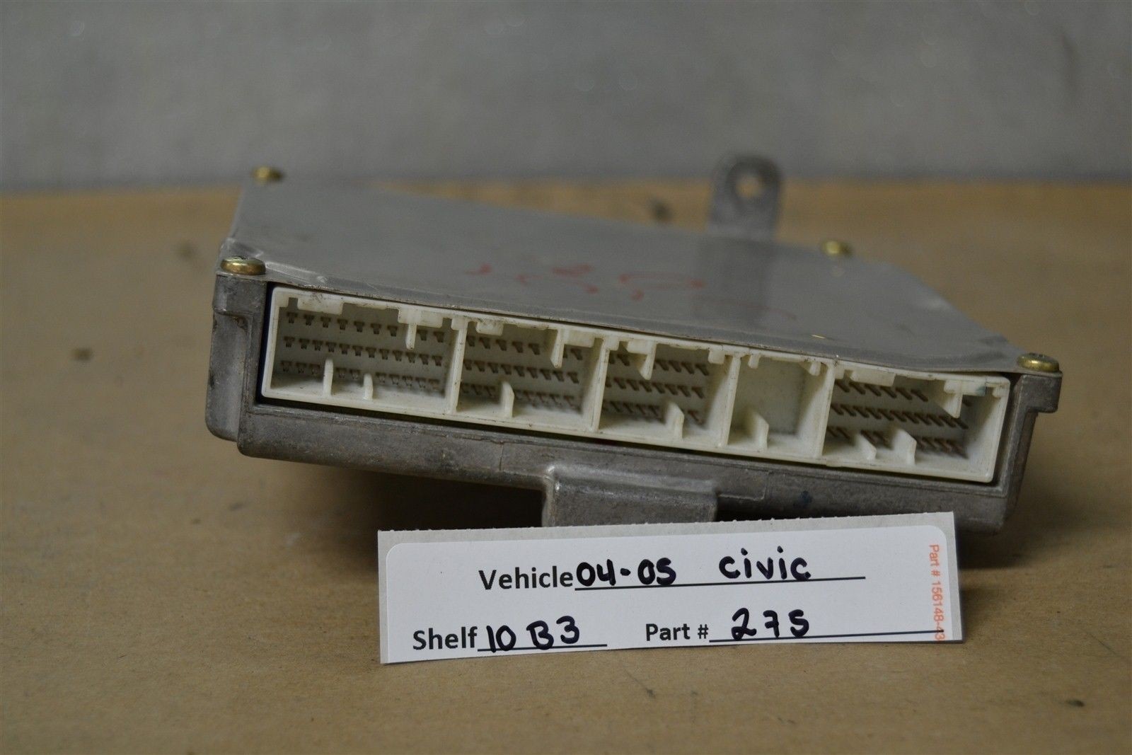 2004-2005 Honda Civic Engine Control Unit ECU 37820PZA409 Module 75 ...