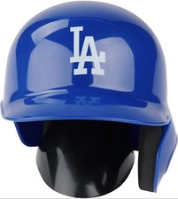 LOS ANGELES DODGERS MLB Schutt MINI Baseball Batter's Helmet DESK CADDY ...