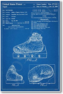 Star Wars Jabba The Hut Patent - NEW Invention Patent Movie Art POSTER ...
