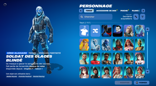 vends compte fn avec des skin exclusif avec dessus twitche prime galaxy ...